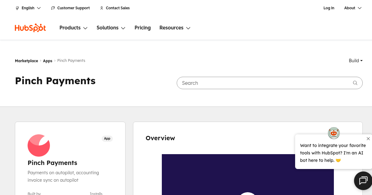 Pinch Payments - Sales Enablement App for HubSpot | Pinch Payments