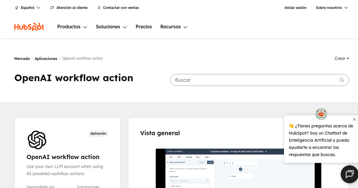 OpenAI workflow action - Aplicaciones de Automatización de workflows ...