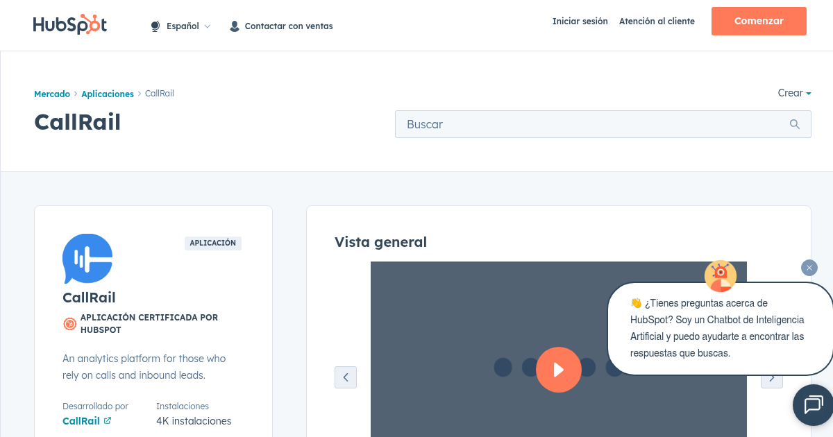 CallRail - Aplicaciones de Llamadas para HubSpot | CallRail