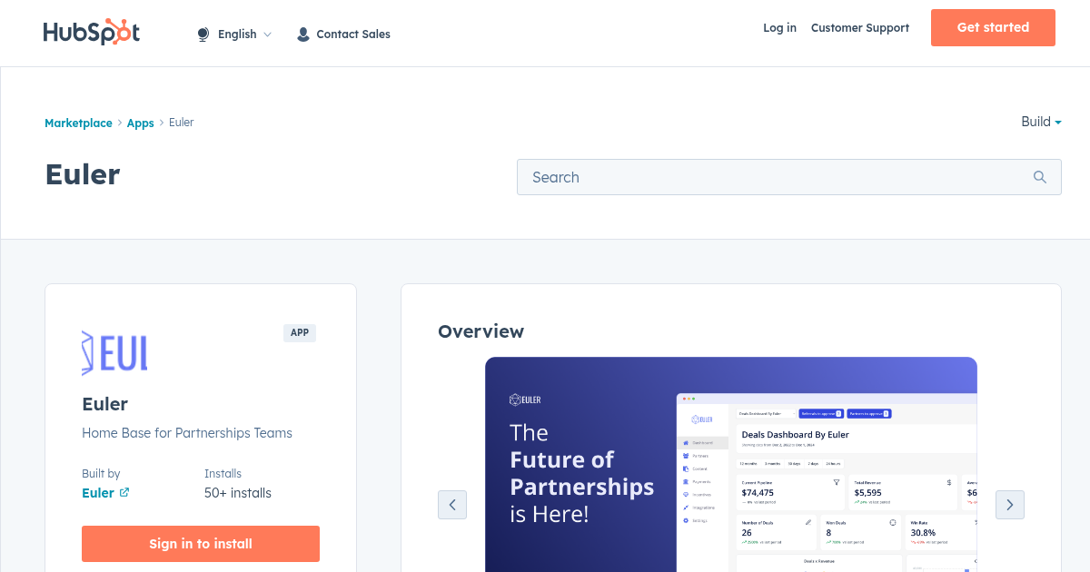 Euler - Partner Management App for HubSpot | Euler
