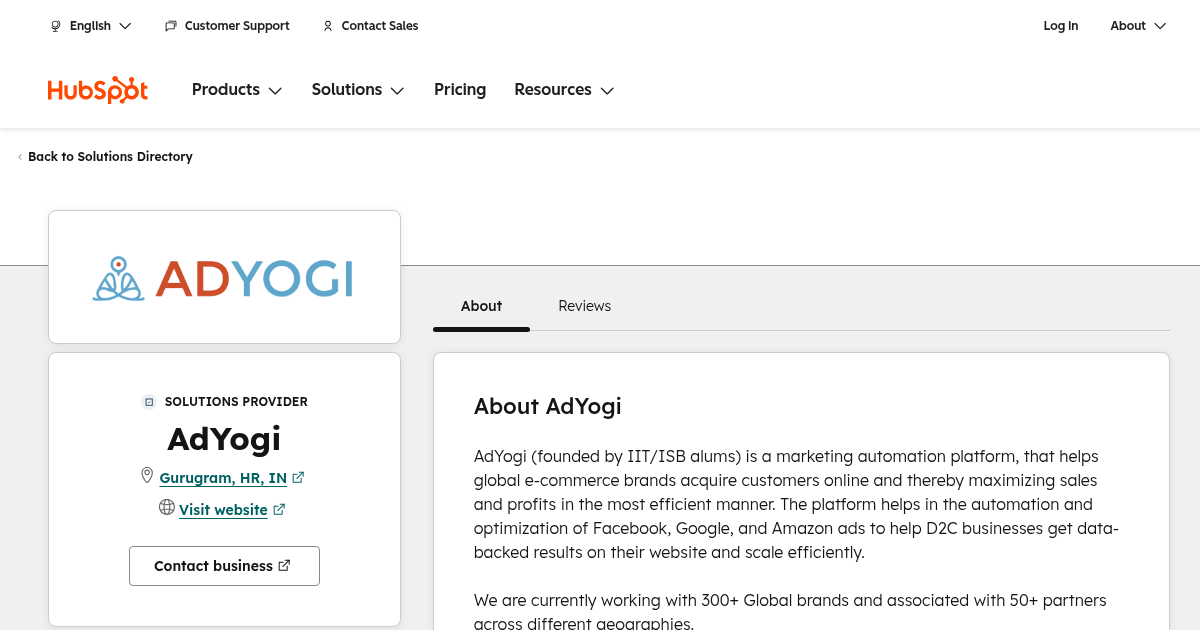 AdYogi Agency Services & Qualifications | HubSpot