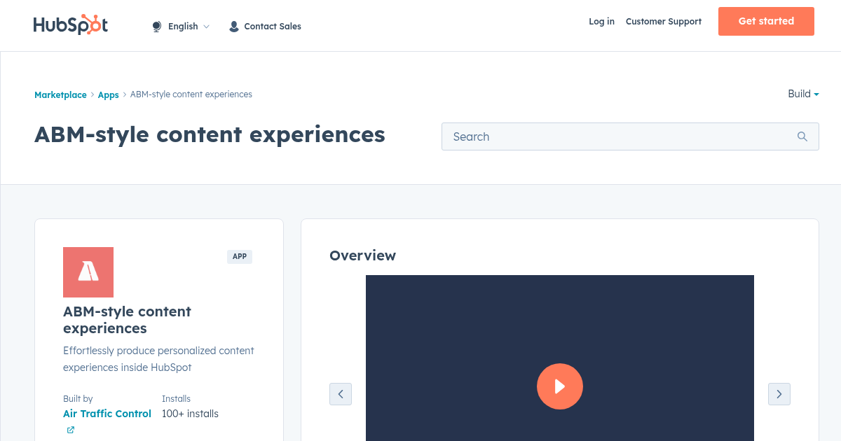 ABM-style content experiences - App for HubSpot | HubSpot
