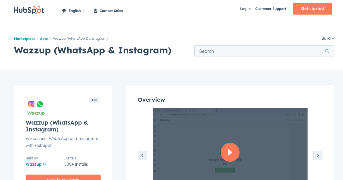 Wazzup (WhatsApp & Instagram) - App for HubSpot