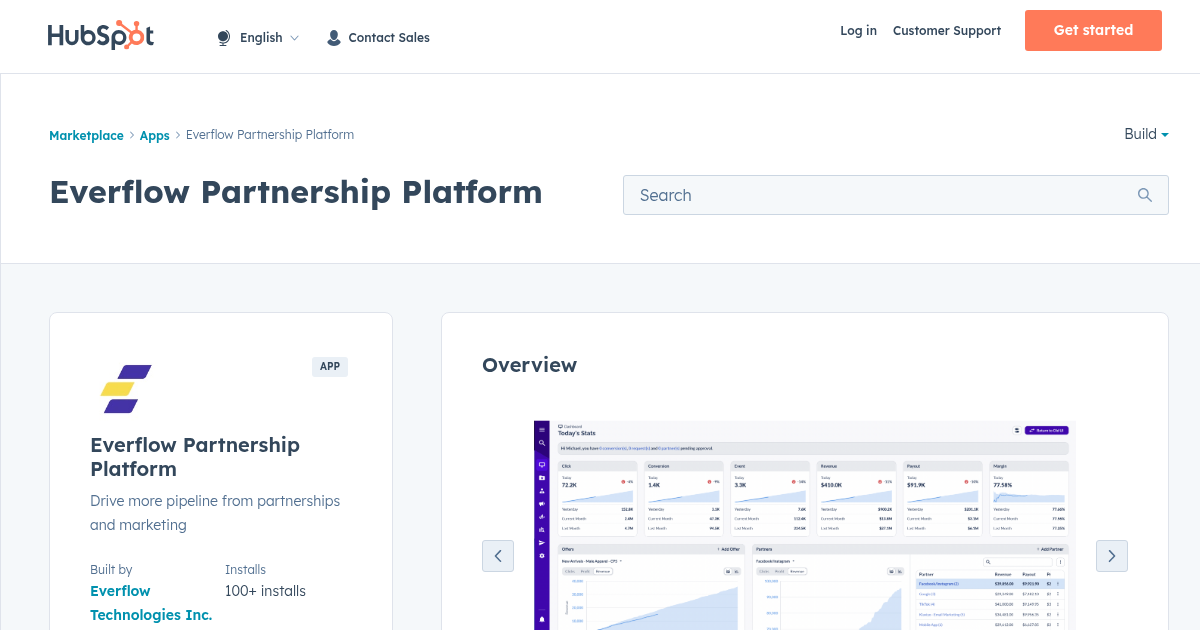 Everflow Partnership Platform - App for HubSpot | HubSpot