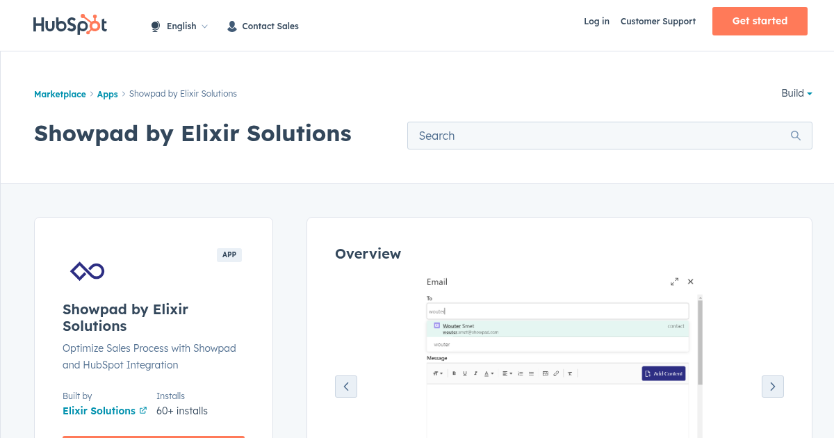 Showpad by Elixir Solutions - App for HubSpot | HubSpot