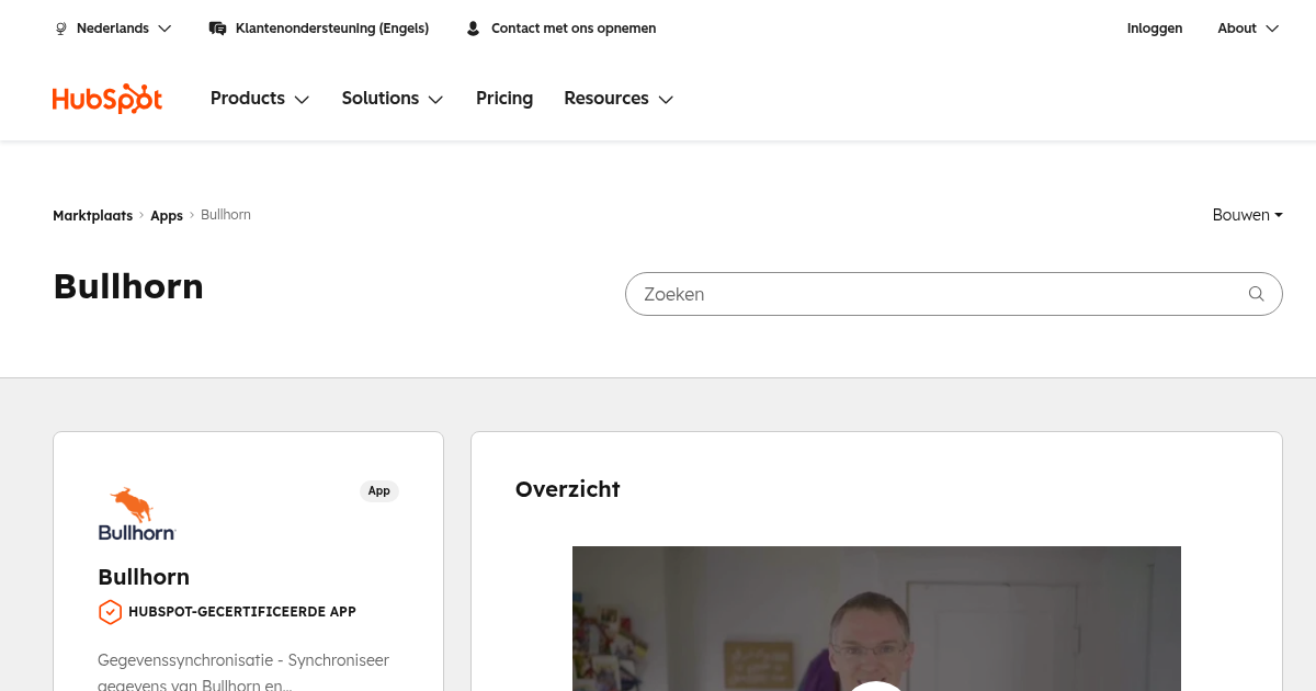 Bullhorn - CRM App voor HubSpot | HubSpot
