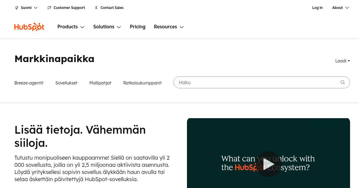 HubSpot-kauppa