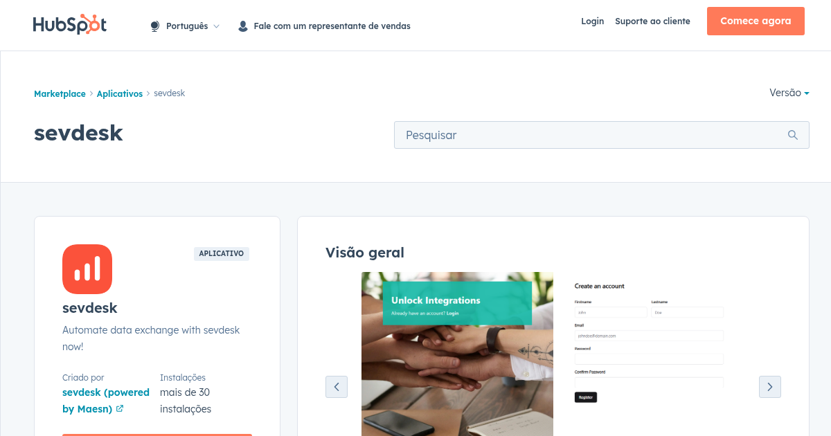 sevdesk - Aplicativo para HubSpot | HubSpot