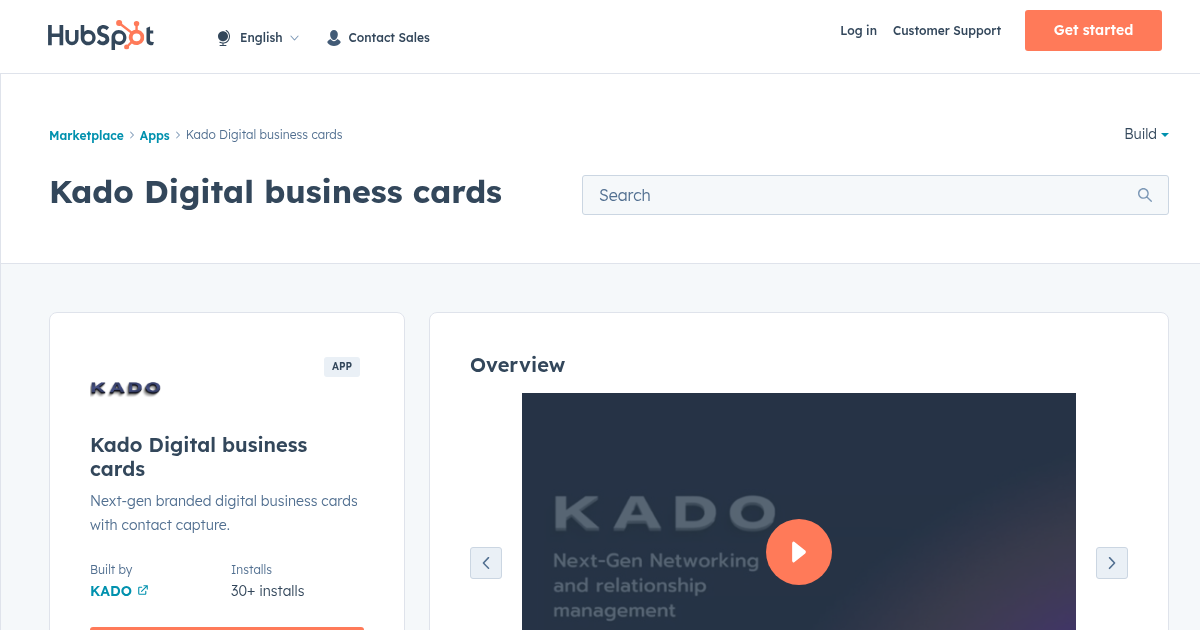 Kado Digital business cards - Event Management App for HubSpot | KADO
