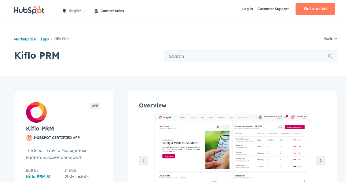 Kiflo PRM - App for HubSpot