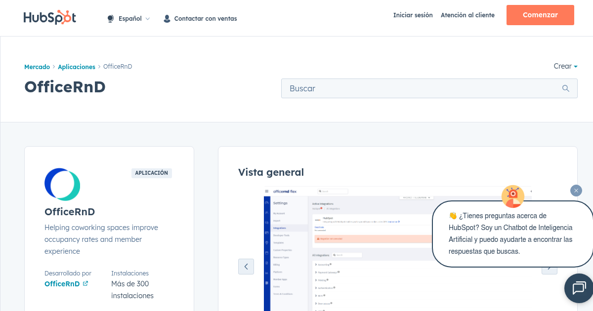 OfficeRnD - Aplicaciones de Planificación de recursos para HubSpot ...