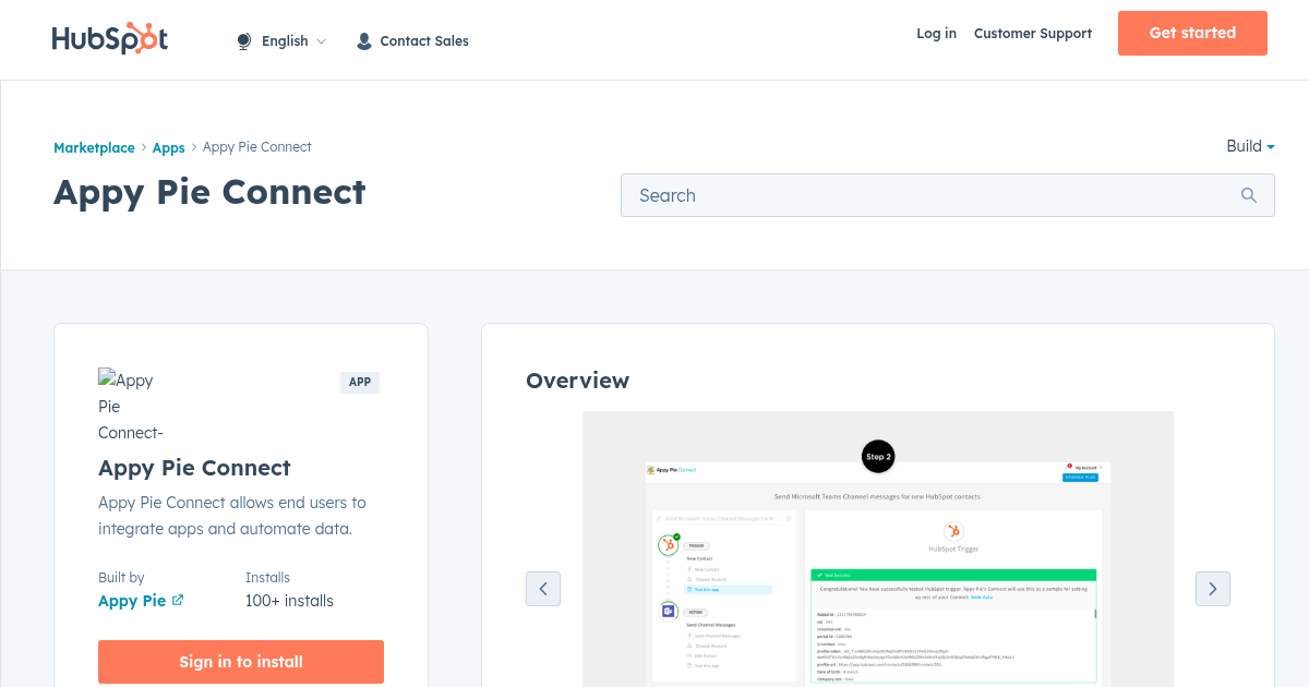 Appy Pie Connect - App for HubSpot