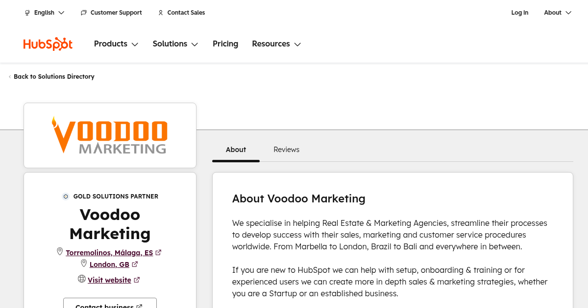 Voodoo Marketing Agency Services & Qualifications | HubSpot