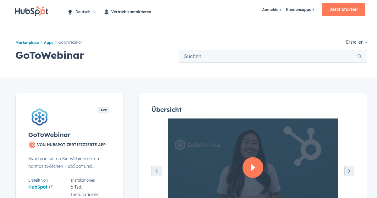 GoToWebinar – -App für HubSpot | HubSpot