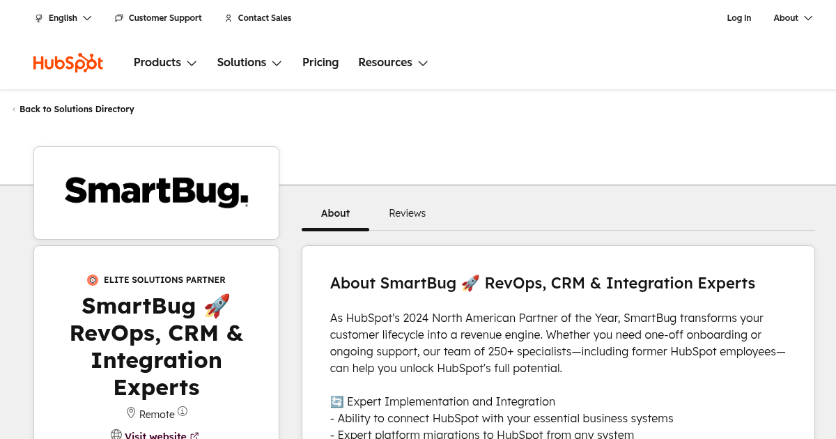 SmartBug 🚀 RevOps, CRM & Integration Experts Agency Services ...