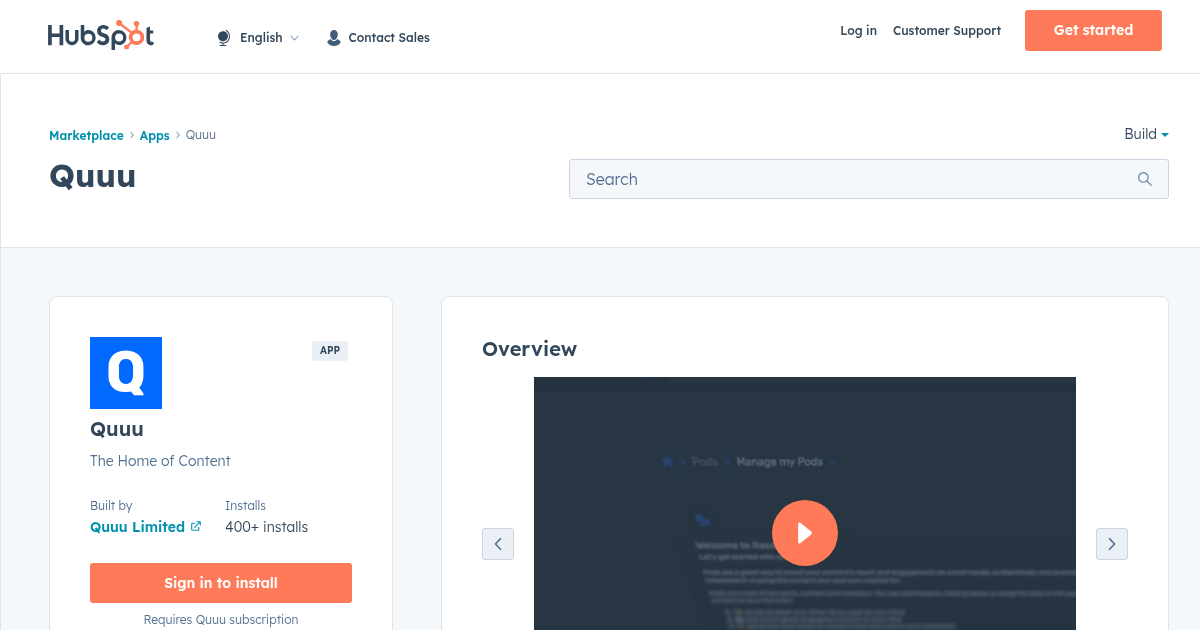 Quuu - Social Networks App for HubSpot | Quuu Limited