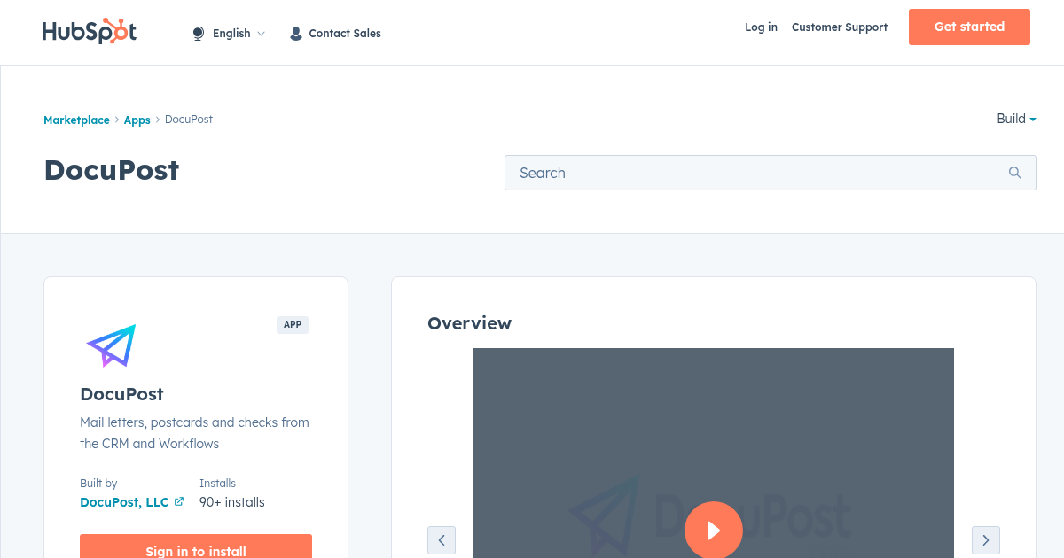 DocuPost - App for HubSpot | HubSpot