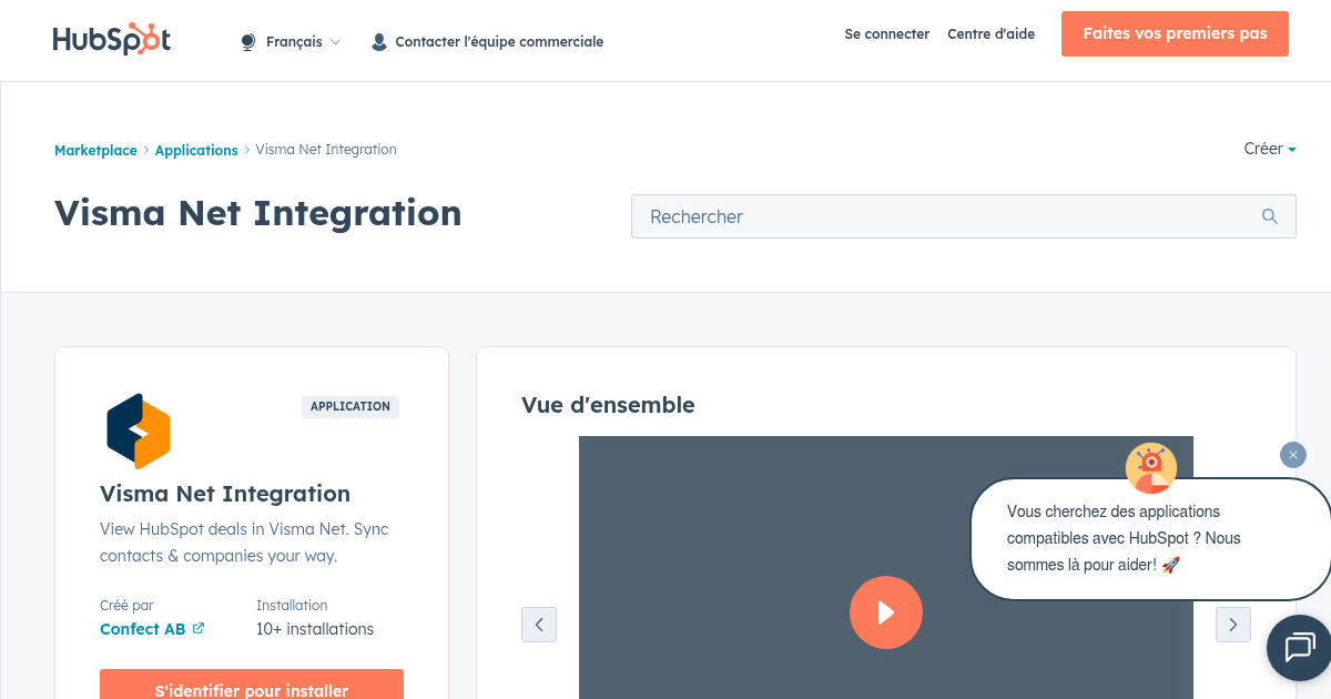 Visma Net Integration - Connecteur et ERP App for HubSpot | Confect AB