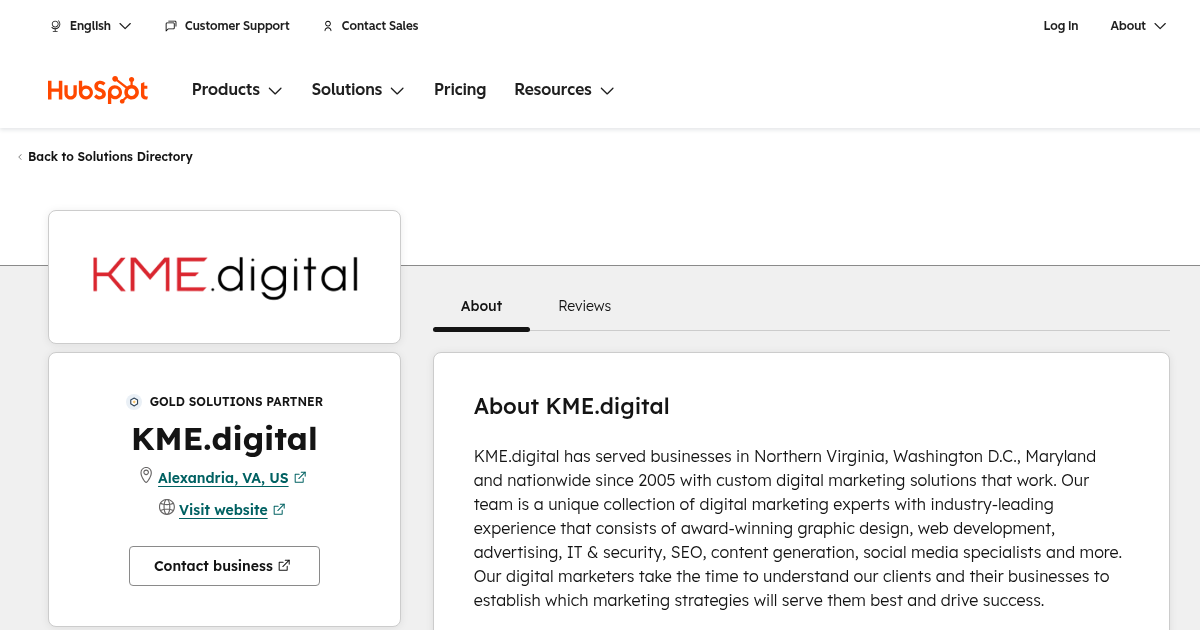 KME.digital Agency Services & Qualifications | HubSpot