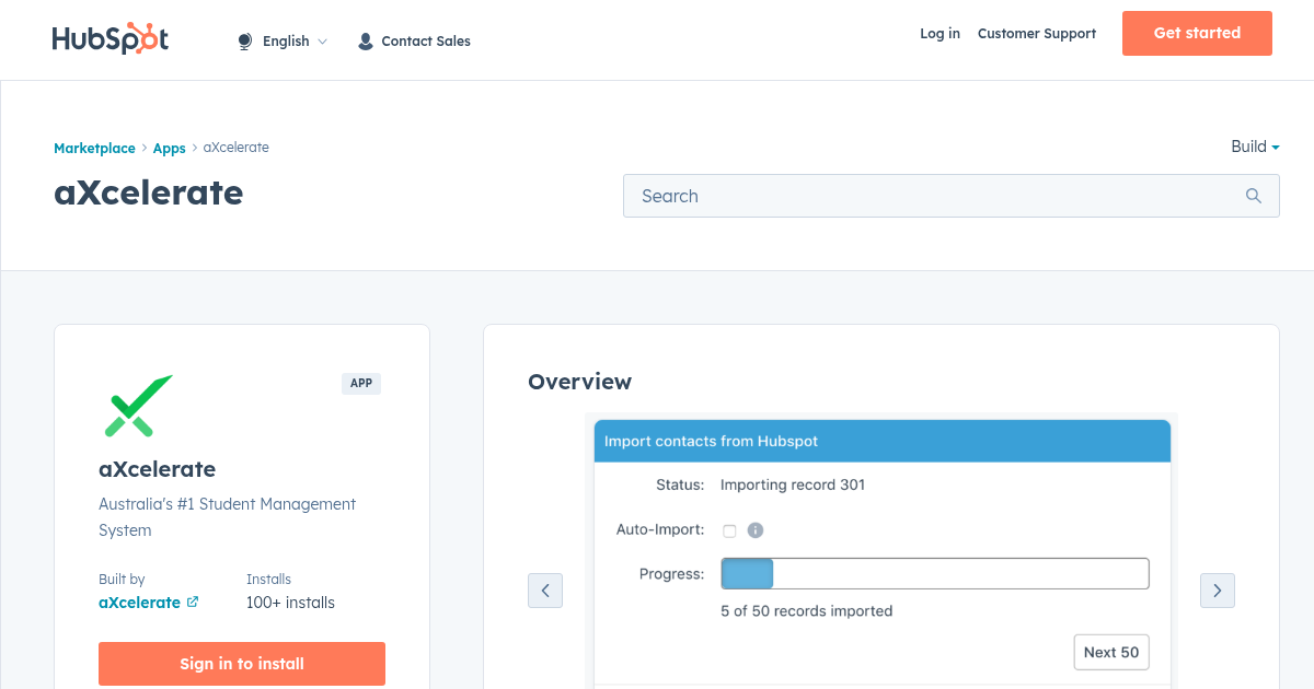 aXcelerate - CRM App for HubSpot | aXcelerate