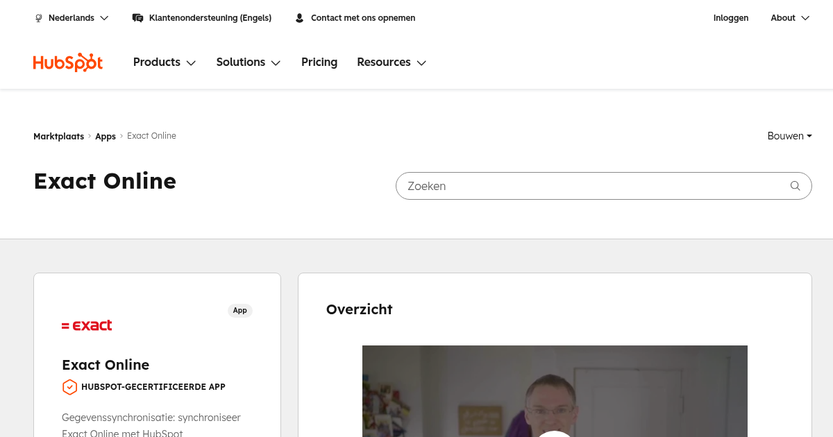 Exact Online - ERP App voor HubSpot | HubSpot