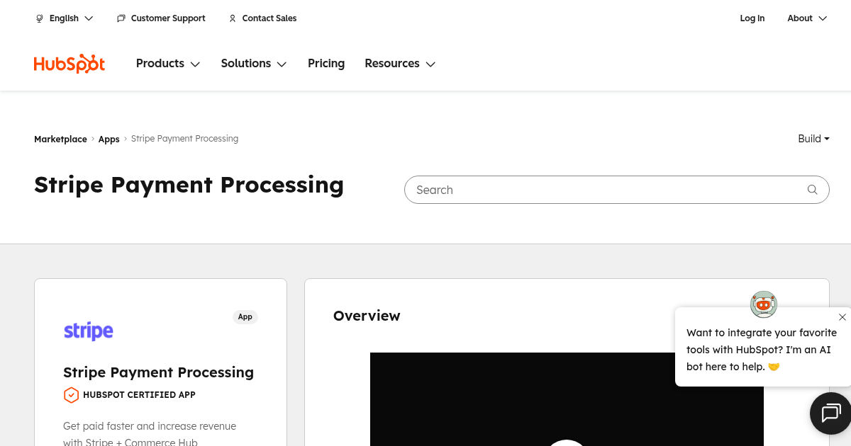 Stripe Payment Processing - Payments App for HubSpot | HubSpot