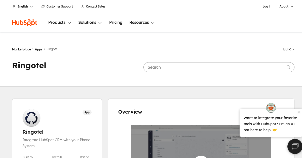 Ringotel - App for HubSpot | Ringotel