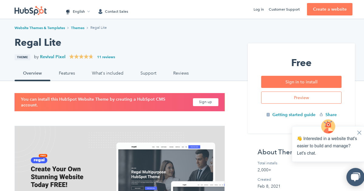 Regal Lite Theme by Revival Pixel