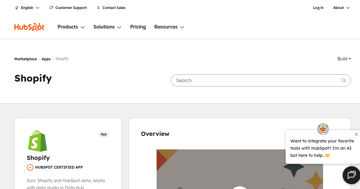 Shopify - E-Commerce App for HubSpot | HubSpot
