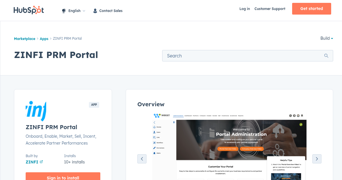 ZINFI PRM Portal - Partner Management App for HubSpot | ZINFI