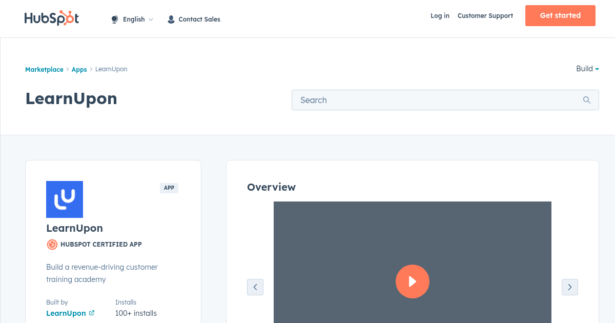 LearnUpon - App for HubSpot