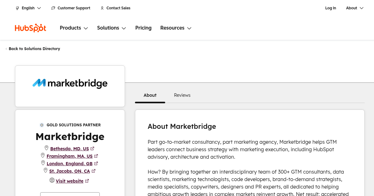 Marketbridge Agency Services & Qualifications | HubSpot