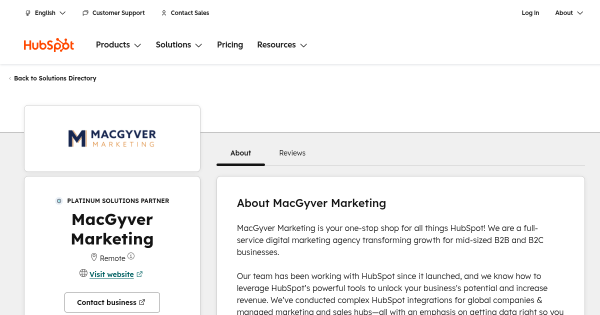 MacGyver Marketing Agency Services & Qualifications | HubSpot