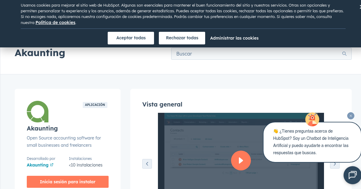 Akaunting - Aplicaciones de Contabilidad para HubSpot | Akaunting