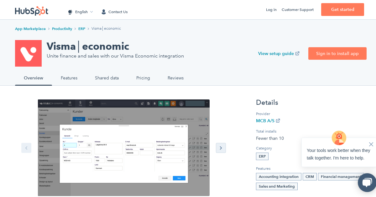 Visma│economic HubSpot Integration | Connect Them Today