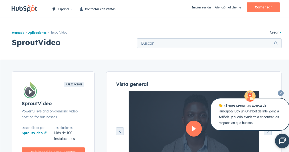 SproutVideo - Aplicaciones de Video para HubSpot | SproutVideo