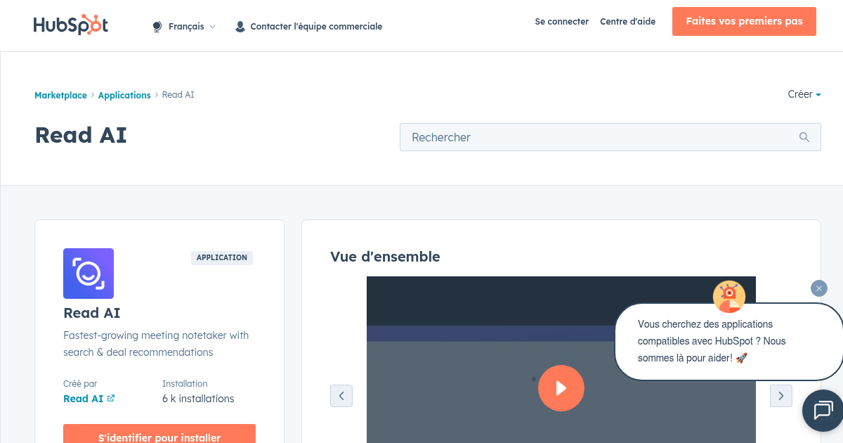 Read AI - Application pour HubSpot | HubSpot