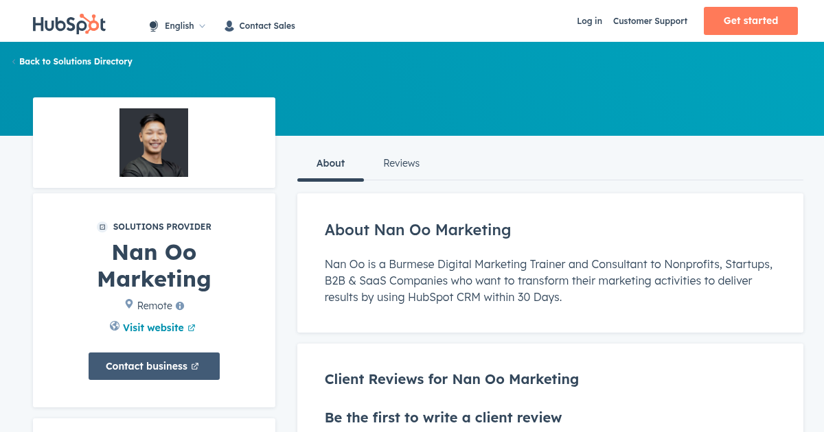 Nan Oo Marketing Agency Services & Qualifications | HubSpot
