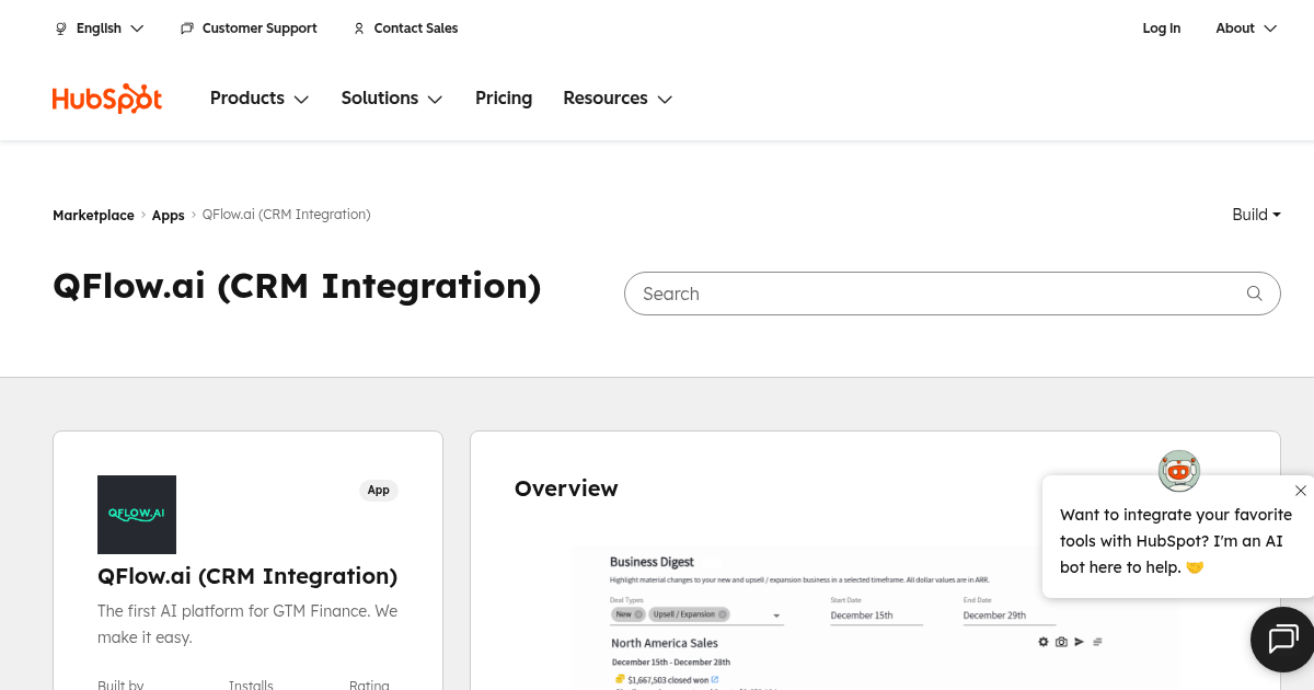 QFlow.ai (CRM Integration) - ERP App for HubSpot | QFlow.ai