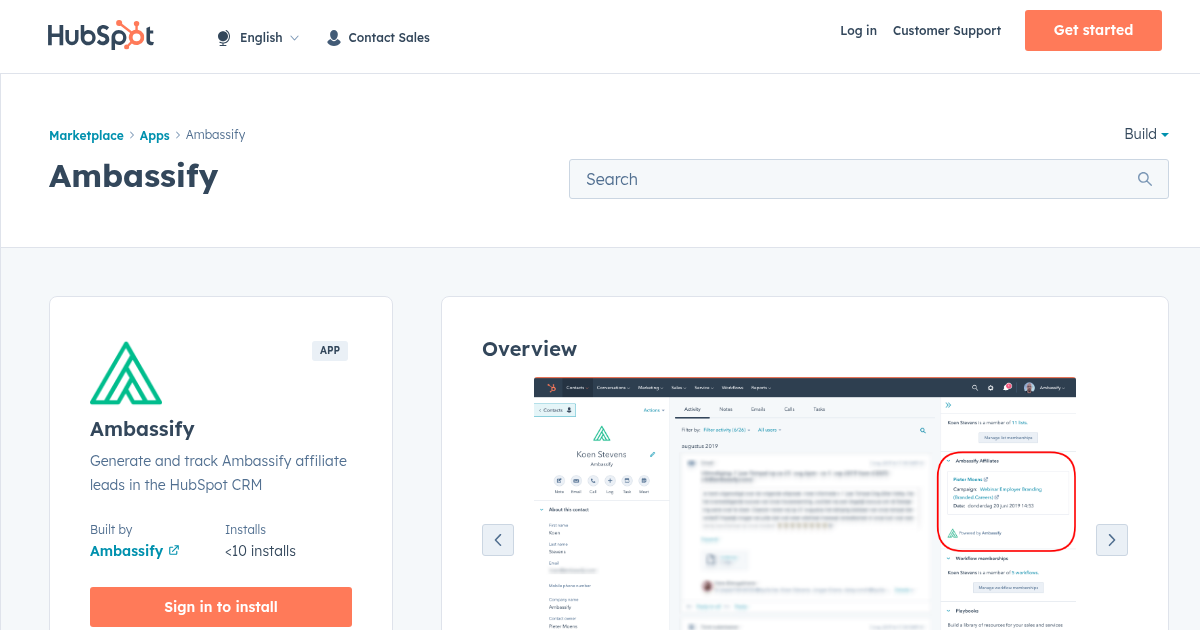Ambassify - Lead Scoring and Routing App for HubSpot | Ambassify
