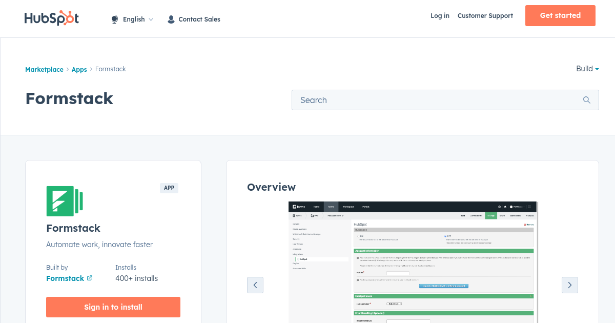Formstack - Workflow Automation App for HubSpot | Formstack