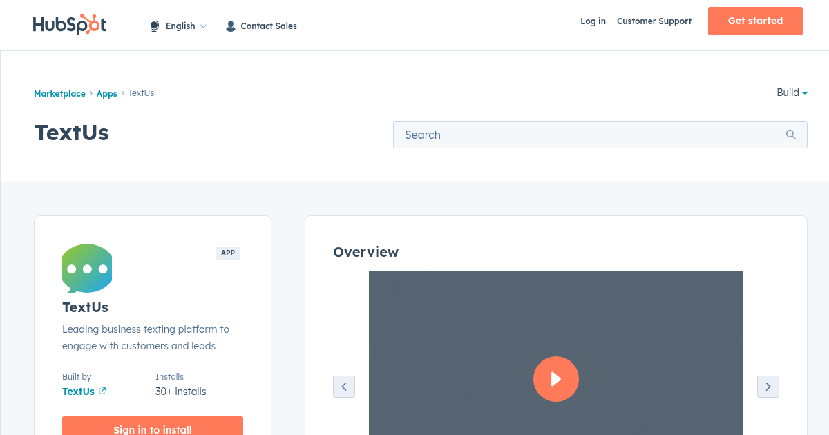 TextUs - SMS App for HubSpot | TextUs