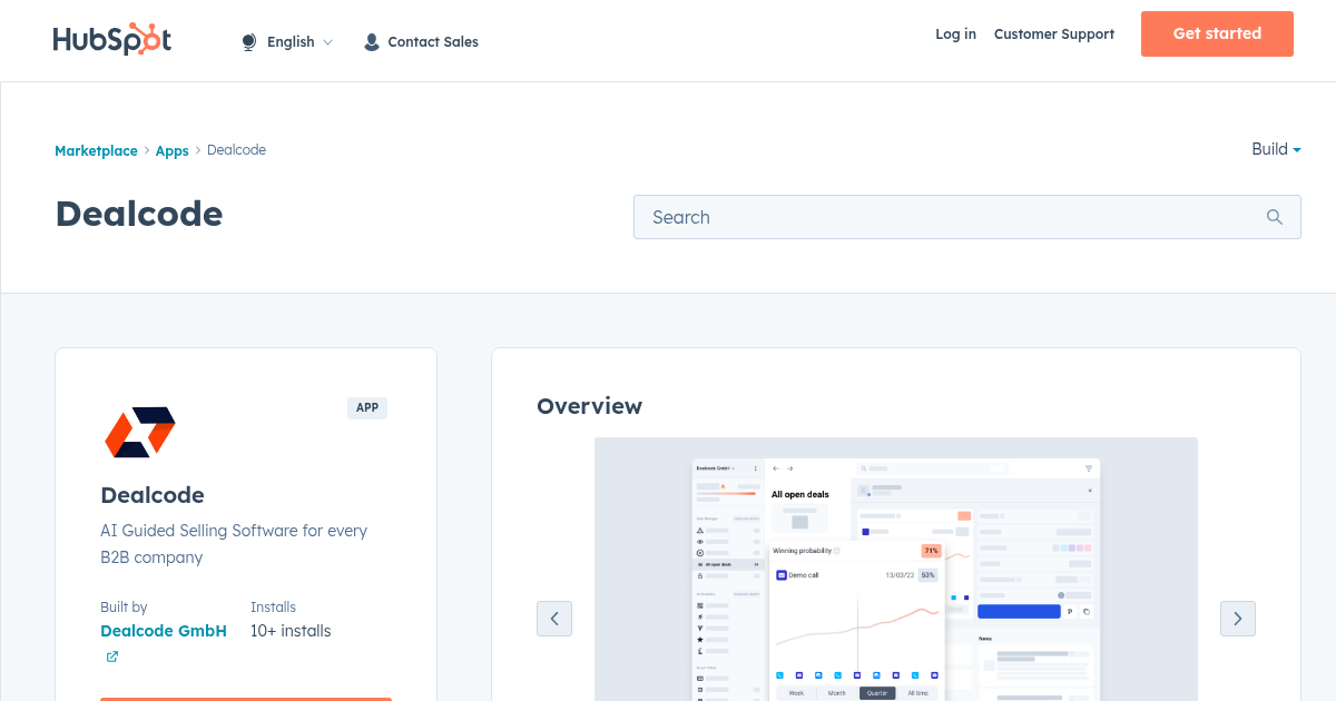 Dealcode - CRM App for HubSpot | Dealcode GmbH