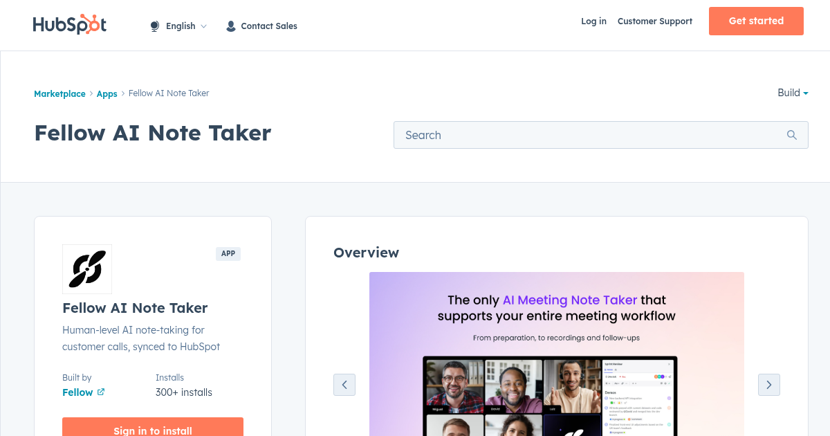 Fellow AI Note Taker - Project Management App for HubSpot | Fellow