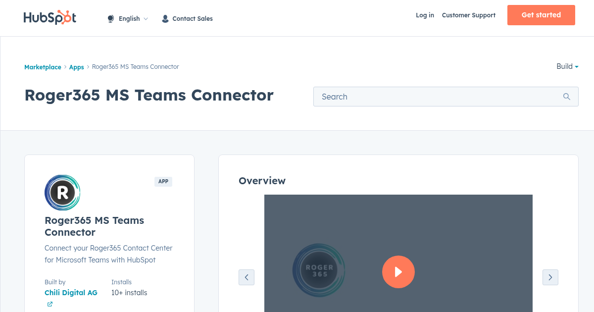 Roger365 MS Teams Connector - Calling App for HubSpot | Chili Digital AG