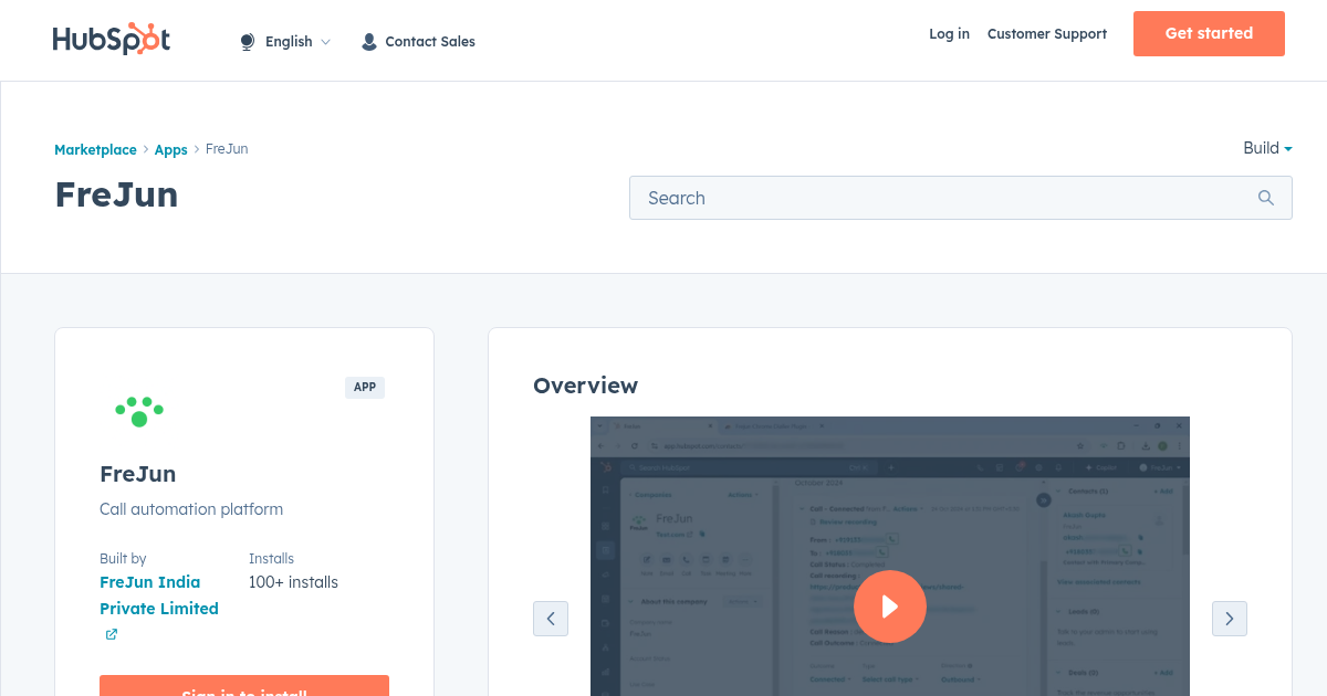 FreJun - Calling App for HubSpot | FreJun India Private Limited