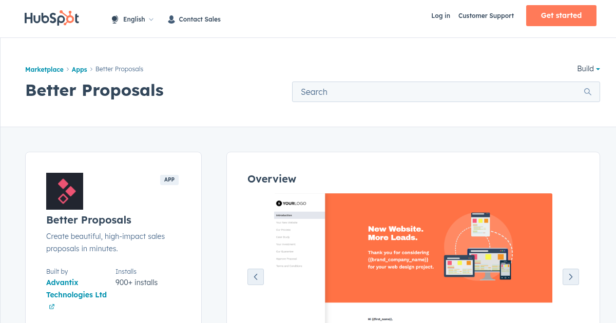 Better Proposals - App for HubSpot
