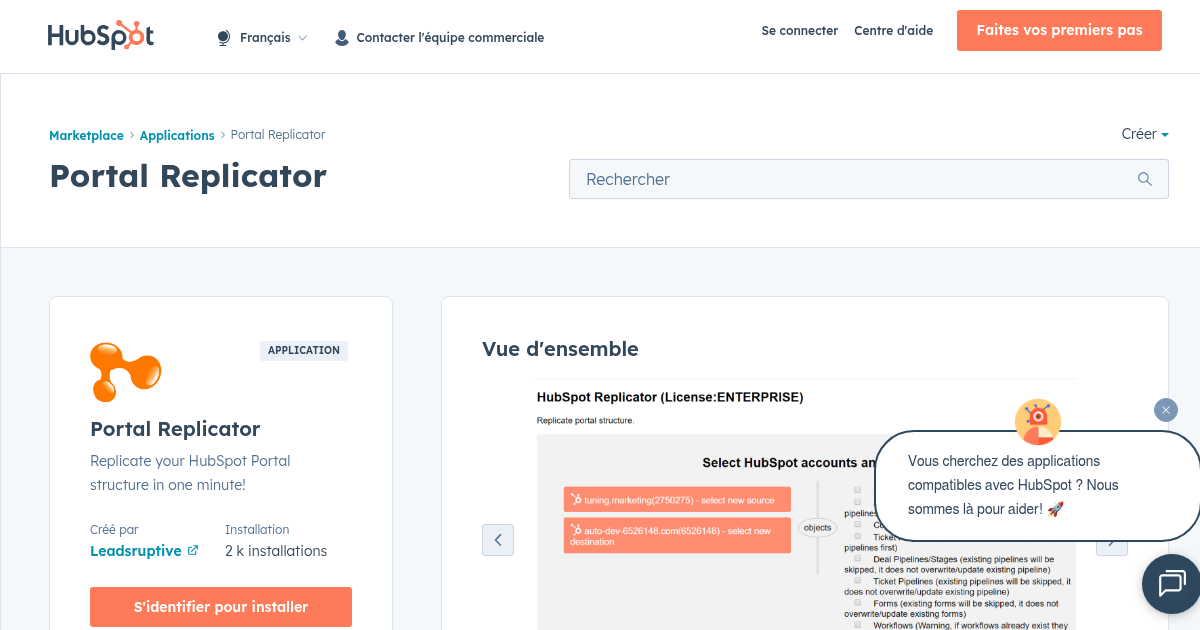 Portal Replicator - Application Gestion de projets pour HubSpot ...